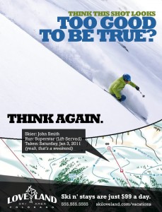 What I’d Do Wednesday: The First Semi-Believable Ski Print Ad ...