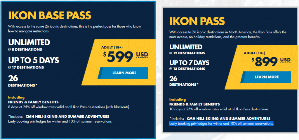 Ikon Pass: marketing, branding, pricing, and timeline. - SlopeFillers