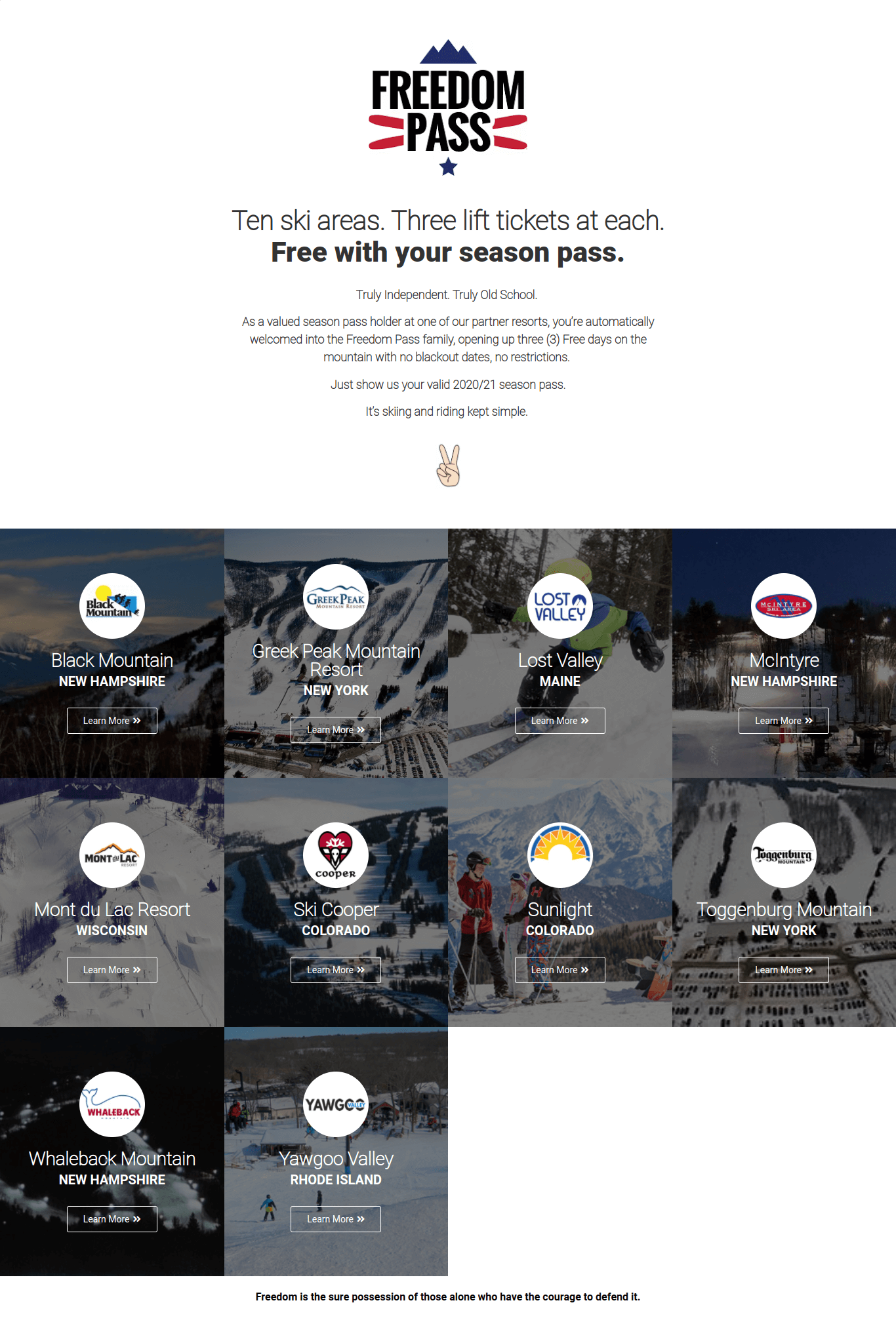 Despite facing many of the same challenges, the Freedom Pass lives on ...